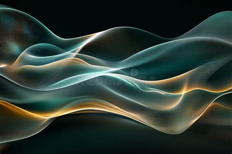 Captivating Abstract Digital Waves Flow With Energy And Motion Stock Illustration Illustration