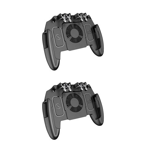 Injueey Pubg Mobile Joystick Controller Turnover Button Gamepad Para Pubg Android Six 6 Finger