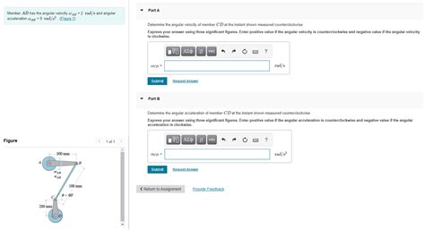 Answered Part A Member Ab Has The Angular… Bartleby
