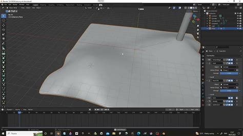 Blender 3d Tutorial How To Grab And Drag Cloth With Multiple Hooks Youtube