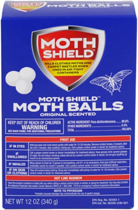 Moth Shield Moth Ball Traps Original Scent 12 Oz Kills Clothes Moths