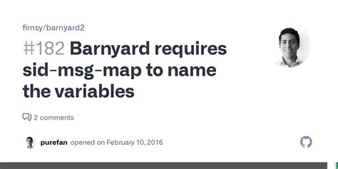 Barnyard Requires Sid Msg Map To Name The Variables · Issue 182