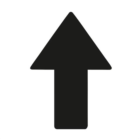Flecha Hacia Arriba Negra Png
