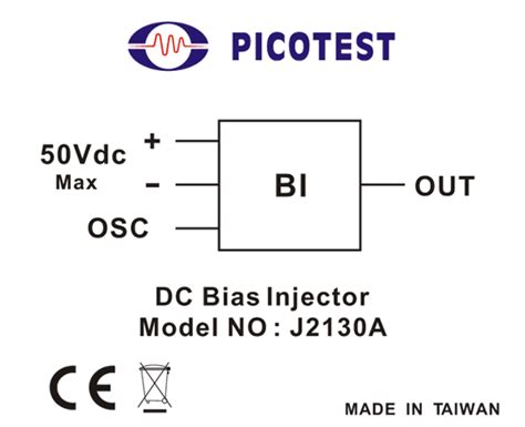 J A DC Bias Injector Picotest