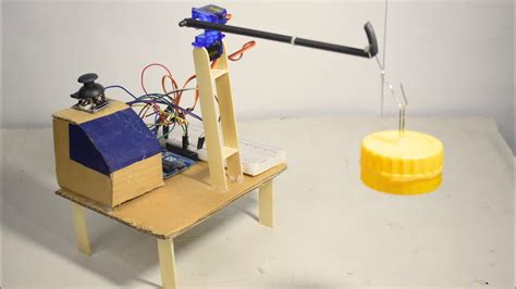 Arduino Easy Project How To Make Arduino Crane Machine Robotics Arm