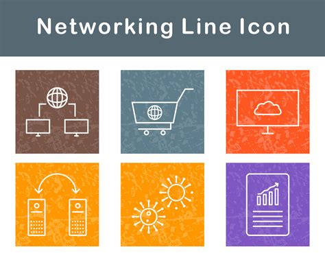 Networking Vector Icon Set 20644261 Vector Art At Vecteezy