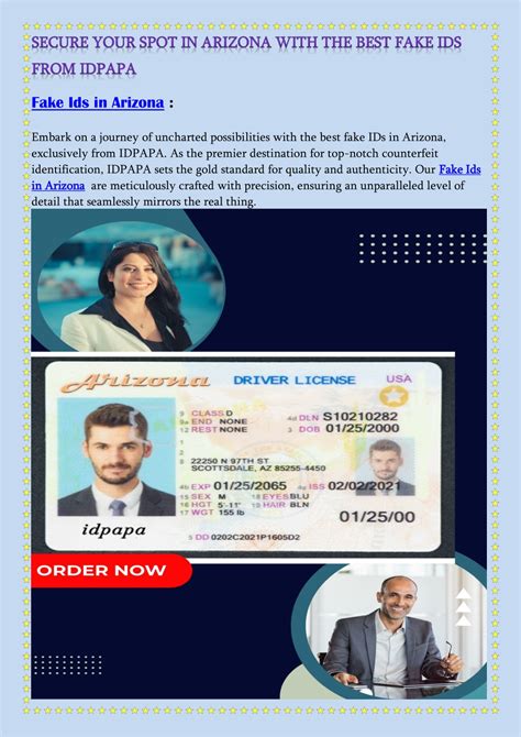 Ppt Secure Your Spot In Arizona With The Best Fake Ids From Idpapa