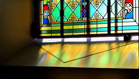 Stained Glass Reflection Nikkorglass Flickr