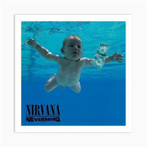Nevermind Nirvana Album Cover Art Print By Covarts Fy
