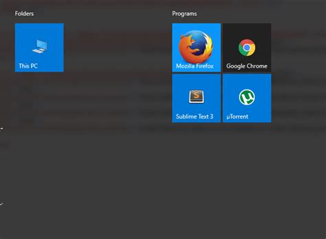 Windows 10 Default Start Menu Layout Add Folder Icons Super User