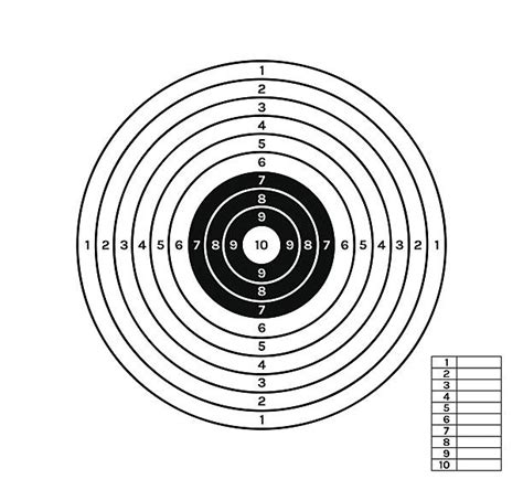 Paper Shooting Targets Illustrations Royalty Free Vector Graphics
