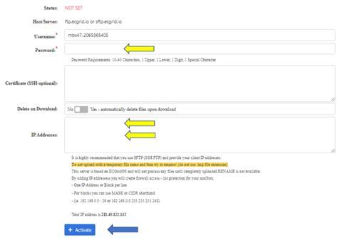 How To Set Up Your Ftp Sftp Connection To Ecgrid Ecgrid Support