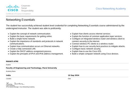 mahati atre on linkedin networking cisconetworkingacademy techskills networkingessentials…