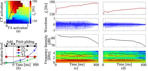 simulation setup and results of the dynamic frequency test a the