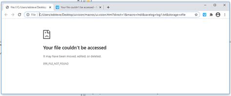 Your File Couldnt Be Accessed Run Macro From Command General