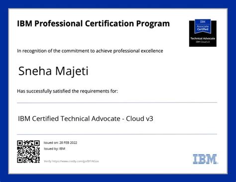Sneha Majeti On Linkedin Ibmcloudcertification