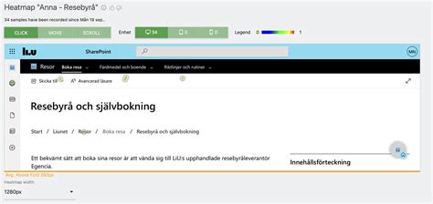 Heatmap Screenshot Problem Microsoft Sharepoint Premium Features Matomo Forums
