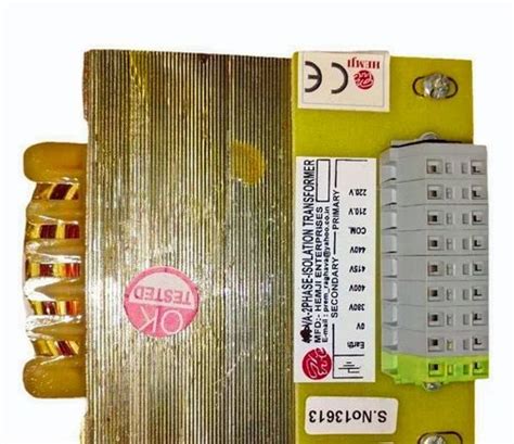 5 Kva 3kva Isolation Transformer Supplier In New Delhi 1 Phase At
