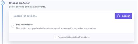 Sub Automation Action Contentstack