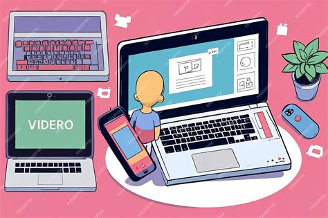 Video Game Developer Concept Illustration Premium Ai Generated Image