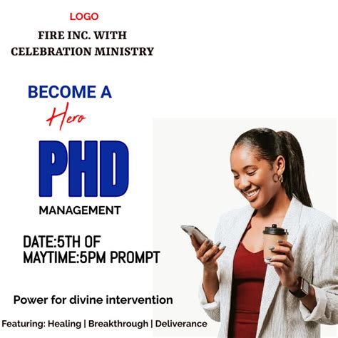 Phd Flyer Template Postermywall