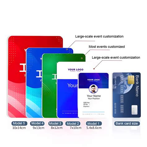 Custom Id Badge Custom Id Card Identification Badges Customizable