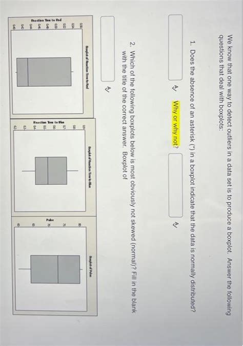 Solved We Know That One Way To Detect Outliers In A Data Set Chegg Com