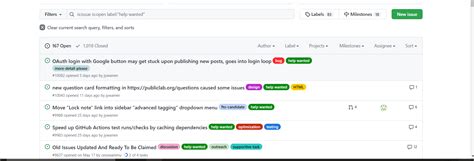 Help Wanted Link In First Time Only Issue Template · Issue 10112