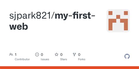Github Sjpark821my First Web