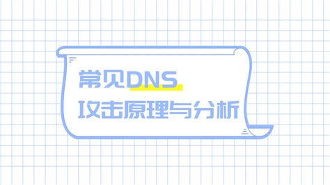 干货分享 | 了解DNS攻击原理与分析，这一篇就够了！ - 哔哩哔哩