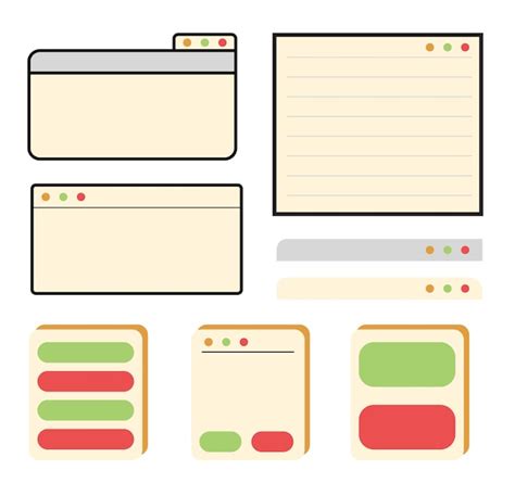 Premium Vector Window Ui Frame