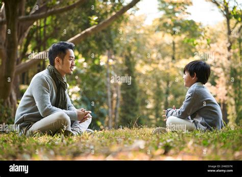 Father And Son Talking