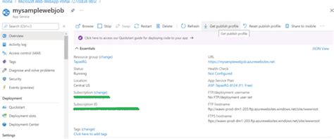 How To Deploy A Webjob In Microsoft Azure CodeGuru