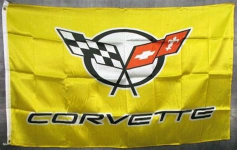 Corvette Yellow Flag 3x5 Ft