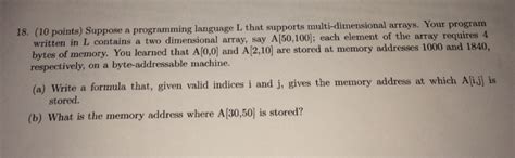 Suppose A Programming Language L That Supports