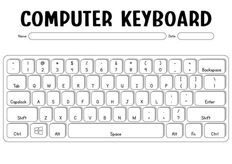 14 Printable Keyboarding Worksheets Free Pdf At