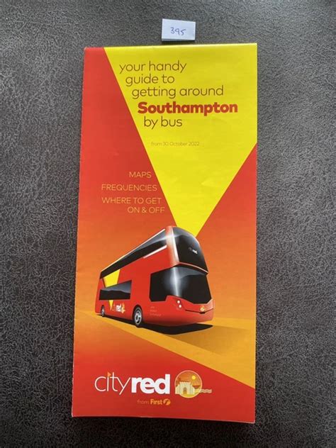 Bus Timetablemap Southampton 2022 Item 395 £170 Picclick Uk