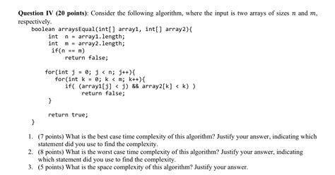 Solved Question Iv 20 ﻿points Consider The Following