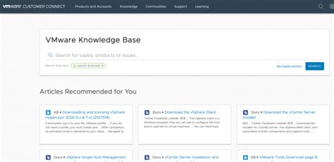 Vmware Customer Vs The Old My Vmware