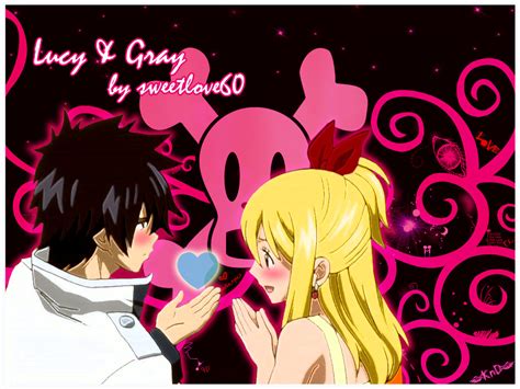 Graylu Gray X Lucy Fairy Tail Couples Wallpaper Fanpop
