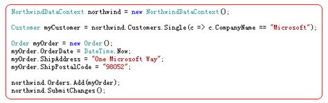 linq to sql更新数据库操作 徐鸿翼 博客园