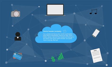 Cloud Computing Concept Data Security On Human Hand Stock Image Image