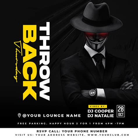 Throwback Thursday Psd Flyer Template