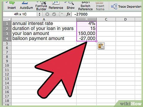How To Calculate A Balloon Payment In Excel With Pictures