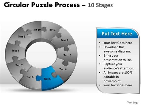 Components Circular Diagram Puzzle Process Presentation Graphics Presentation