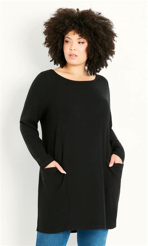 Pocket Black Tunic Evans