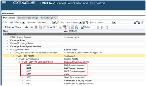 Loading Account Dimension Members Using Data Management Bisp