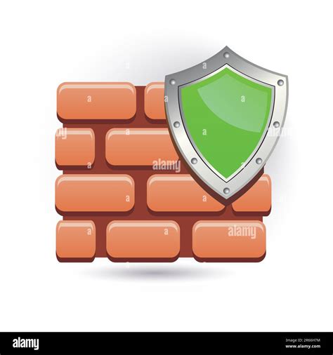 Wall And Shield Stock Vector Image And Art Alamy