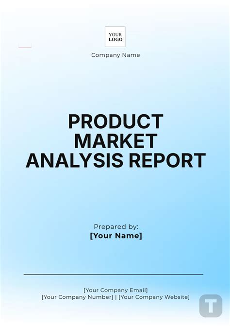 Free Market Analysis Templates Editable And Printable