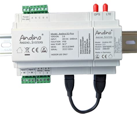 andino x1 with raspberry pi 4 or cm4 4g lte modem heatsink and rtc